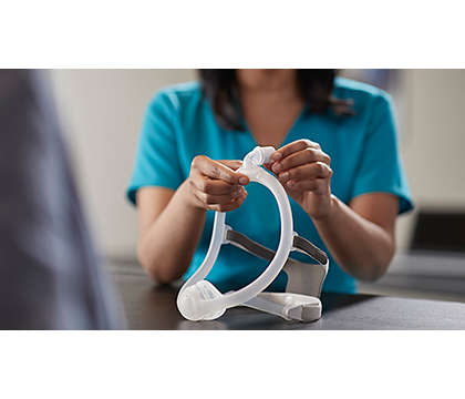 DreamWisp Nasal CPAP Mask with Headgear - Fit Pack (S, M, L Cushions I ...